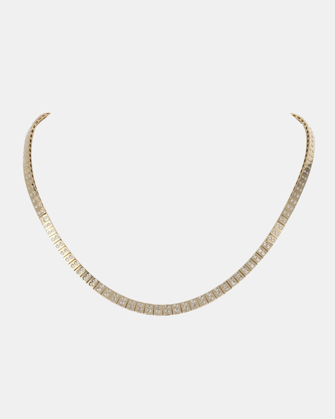 Type Jewelry // LEGGO Double Diamond Tennis Necklace // Tucci Boutique